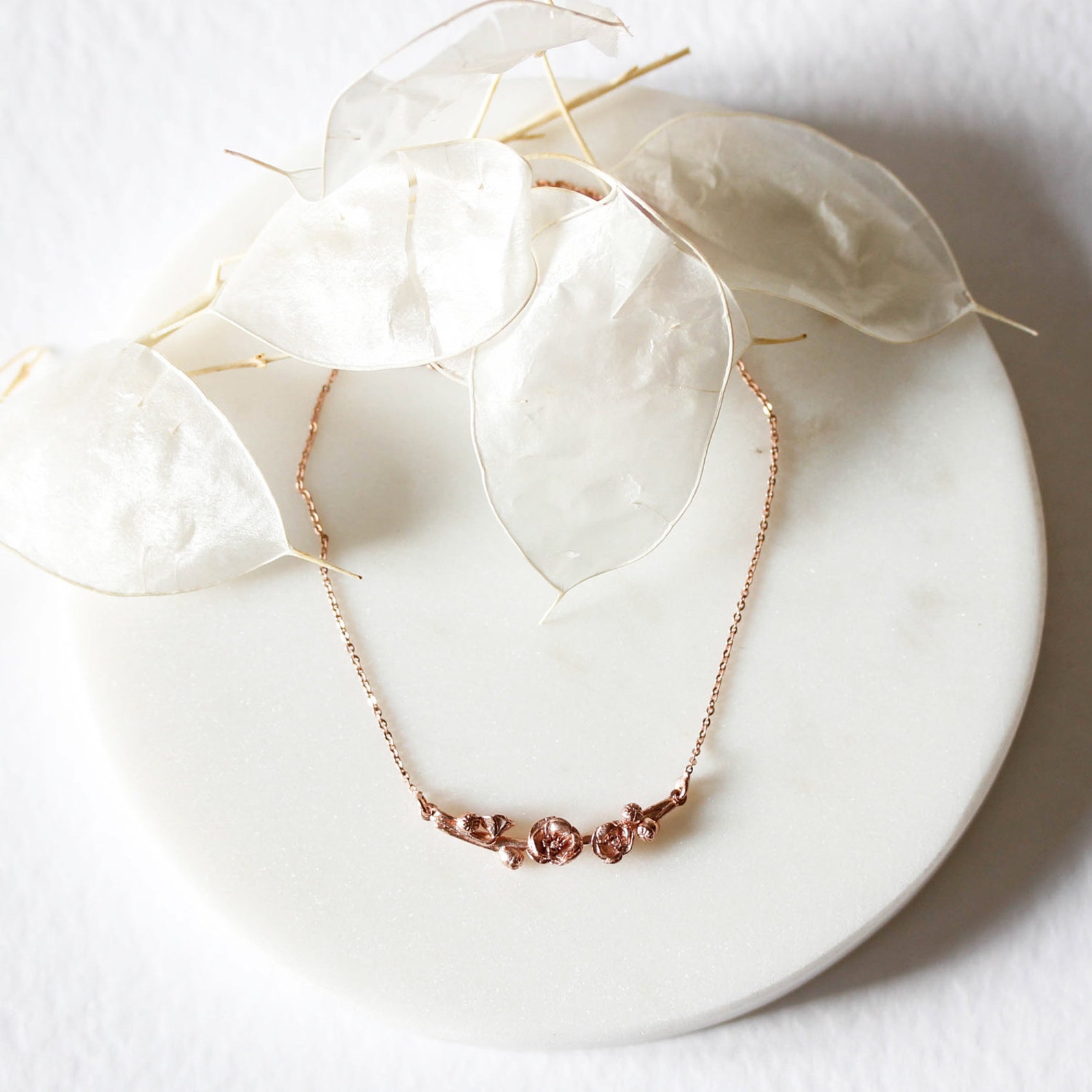 Poppy & Poppy Seedpod Necklace - Silver/gold/rose Gold - Poppy Necklace ...