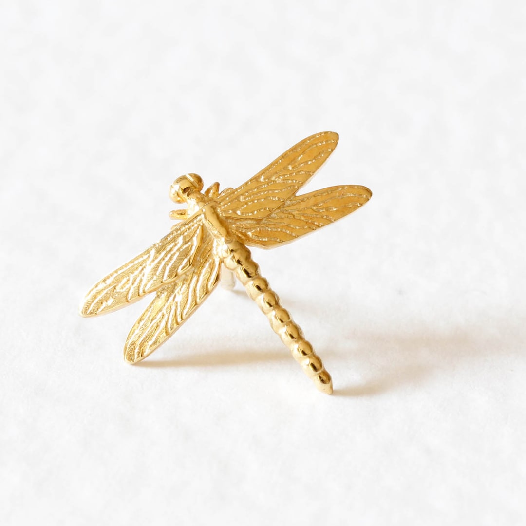 Dragonfly Tie Pin/lapel Pin – Silver/gold - Dragonfly Lapel Pin ...