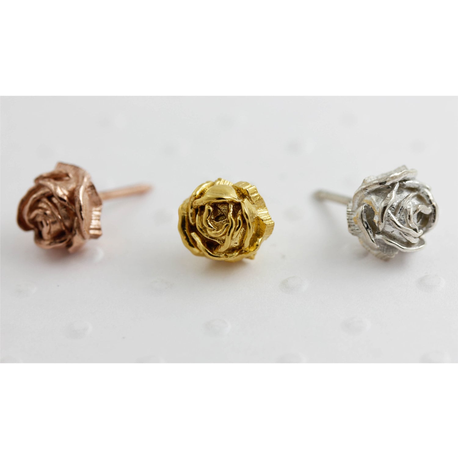 Rose Lapel Pin Gold/silver/rose Gold Rose Tie Pin Flower - Etsy UK