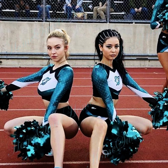 Euphoria Cheerleader Uniform Maddy Outfit Long Sleeve Crop Top Etsy