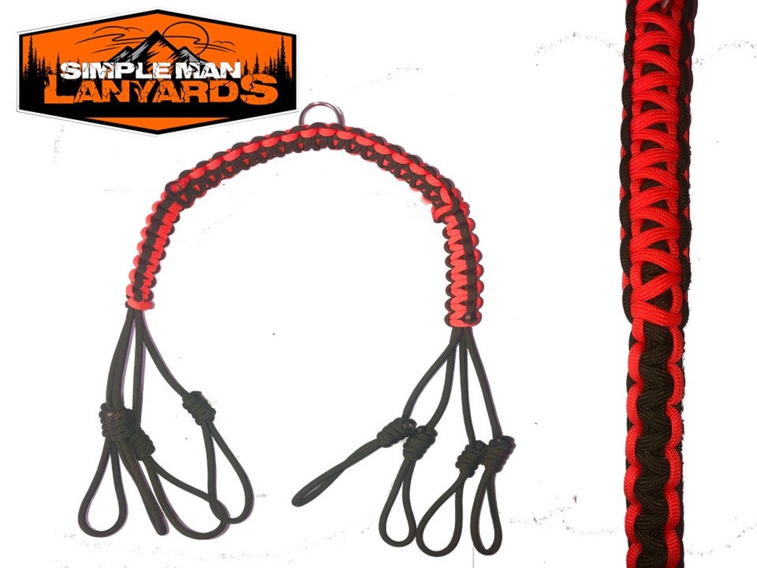 Paracord Small Game Tote Carrier Strap Olive & Orange - Etsy