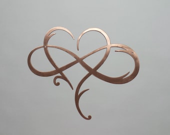 Infinity heart sign | Etsy