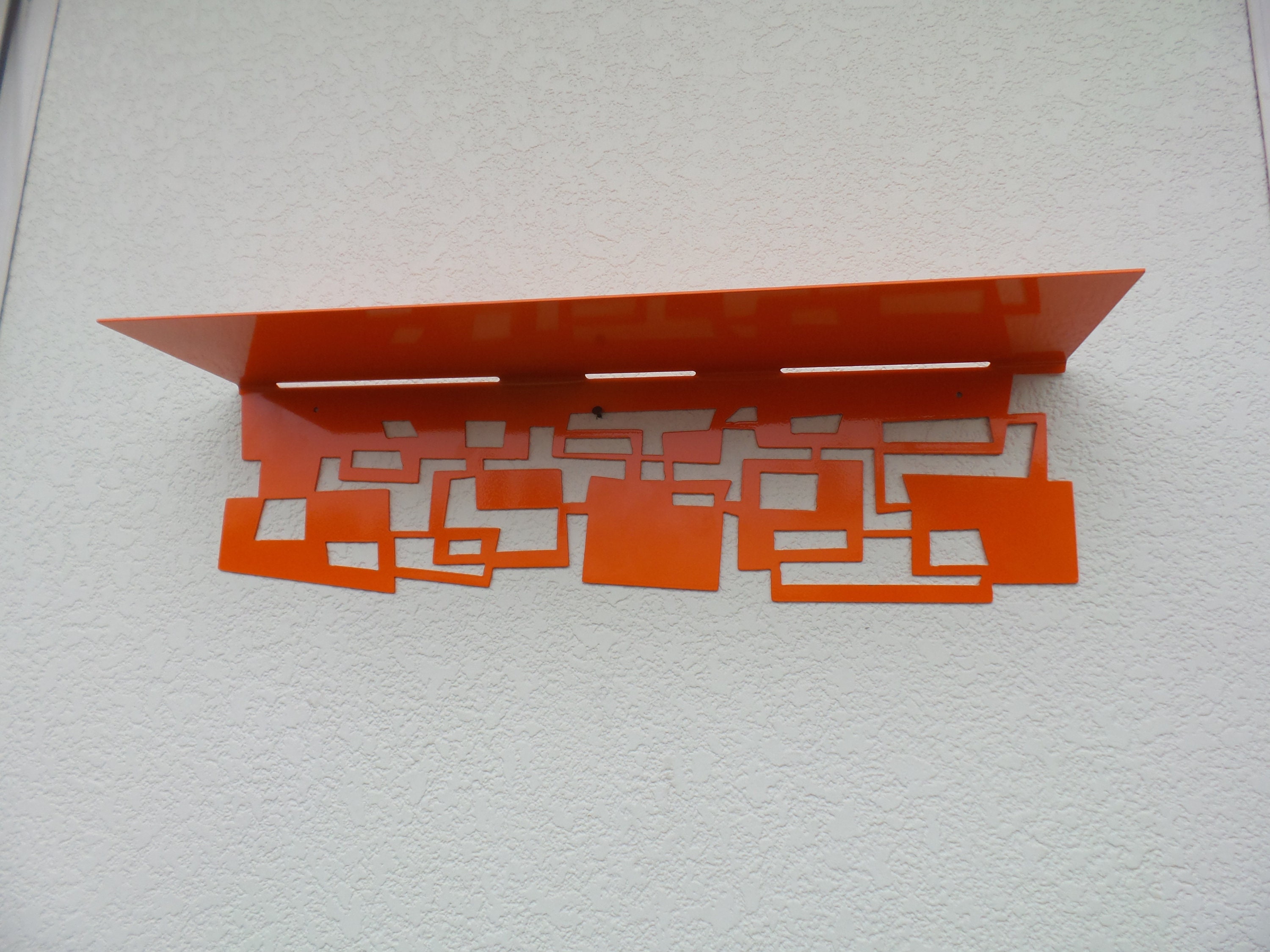 Mid Century Abstract Modern Wall Shelf MCM Shelf Retro | Etsy