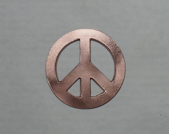 Metal Peace Sign | Etsy