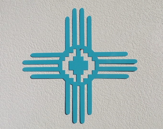 New Mexico Zia Sun Symbol - Zia Sun - Metal Sign - Metal Art Z17 - Etsy