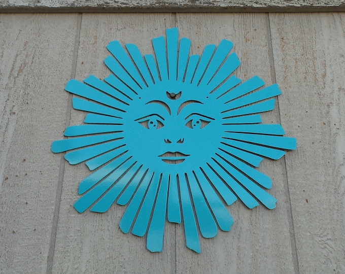 Metal - Abstract - Sun - Wall Art - Wacky Sun - Metal Sun - Garden Wall ...