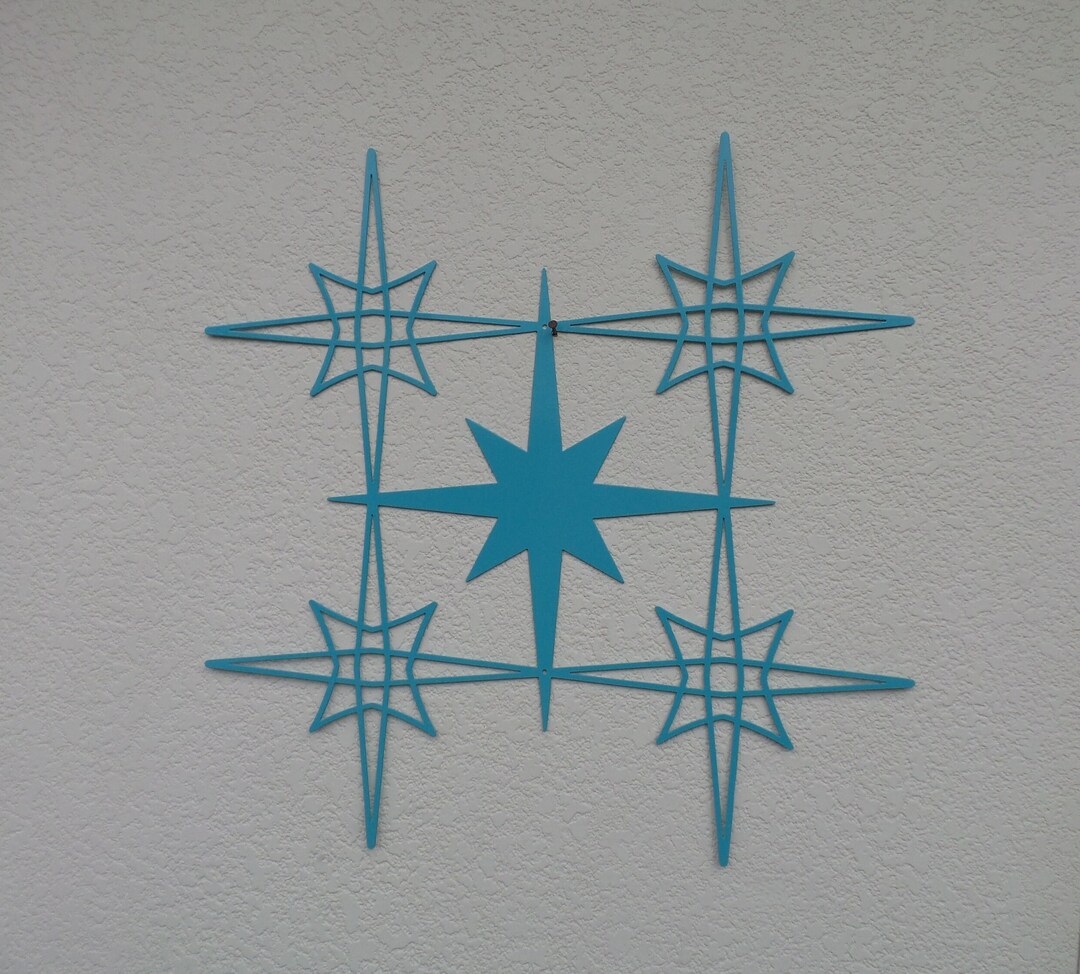 Atomic Wall Art Googie Art Mid Century Modern MCM - Etsy