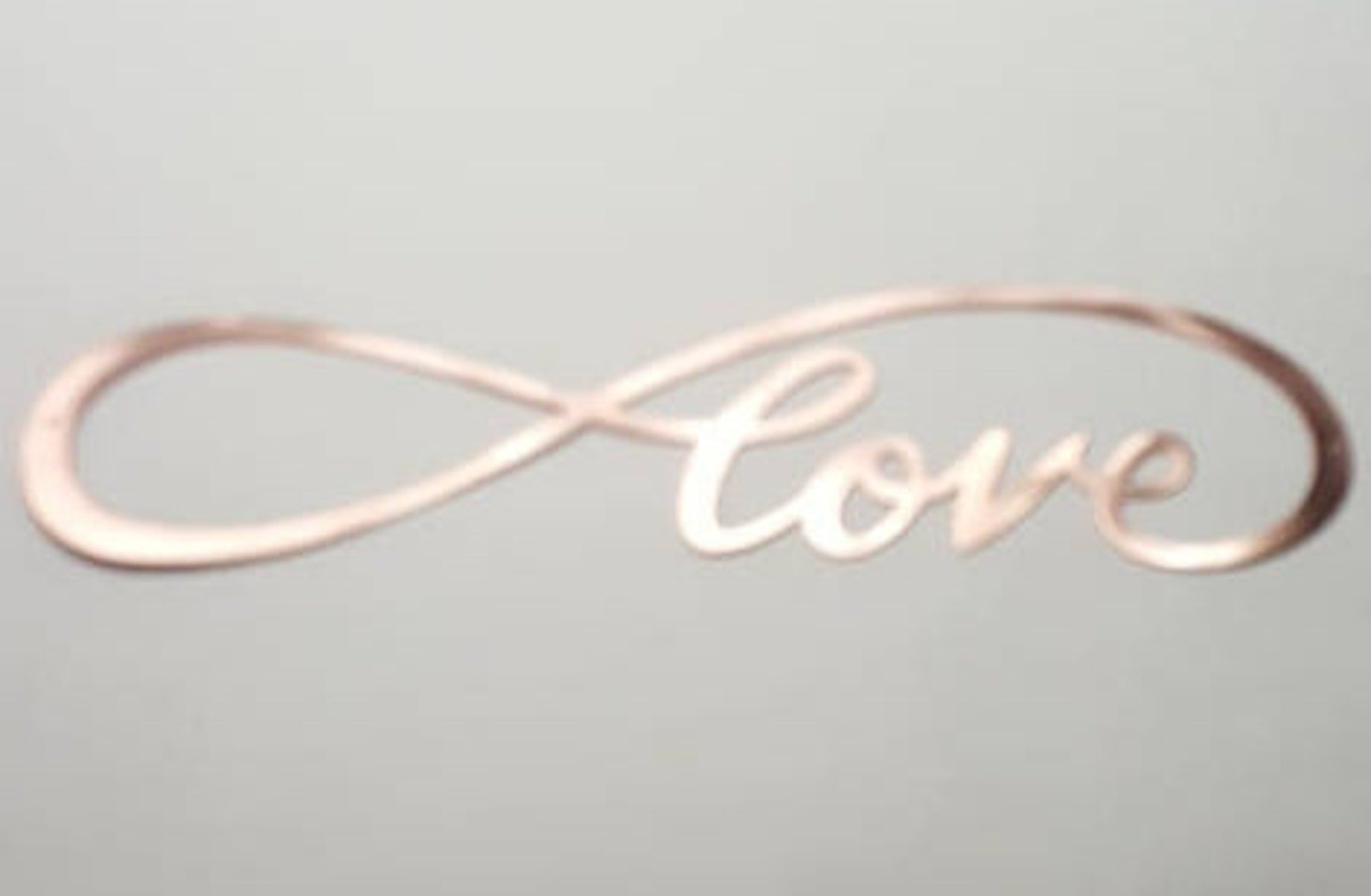 Infinity Love Sign Copper Sign Solid Pure Real Copper Art - Etsy