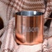 Personalized Copper Cocktail Mug, Copper Handled Mug, Personalized ...