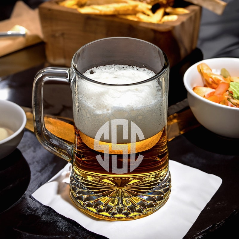 Glass Beer Mug - Etsy