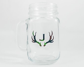 Camo Mason Jar - Etsy
