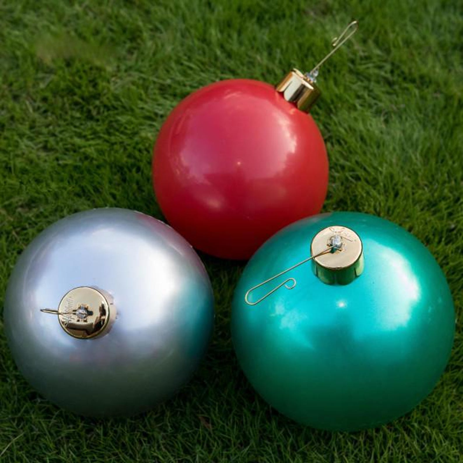8in Mini Holiball Inflatable Ornament Set, 3-piece Set, Holiday ...