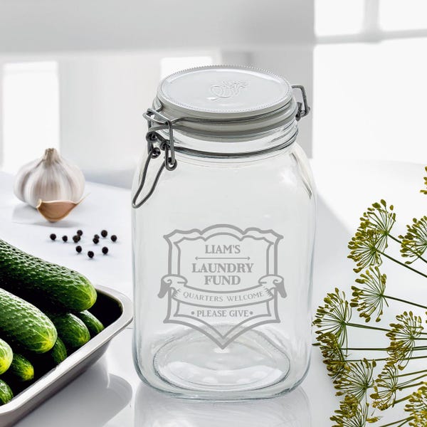 Laundry Change Jar - Etsy