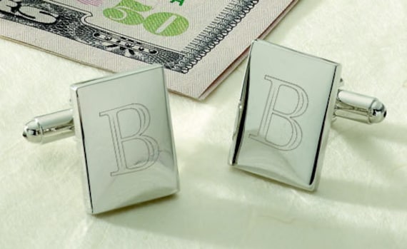 Engraved Stainless Steel Square Cufflinks Cuff Links | Etsy