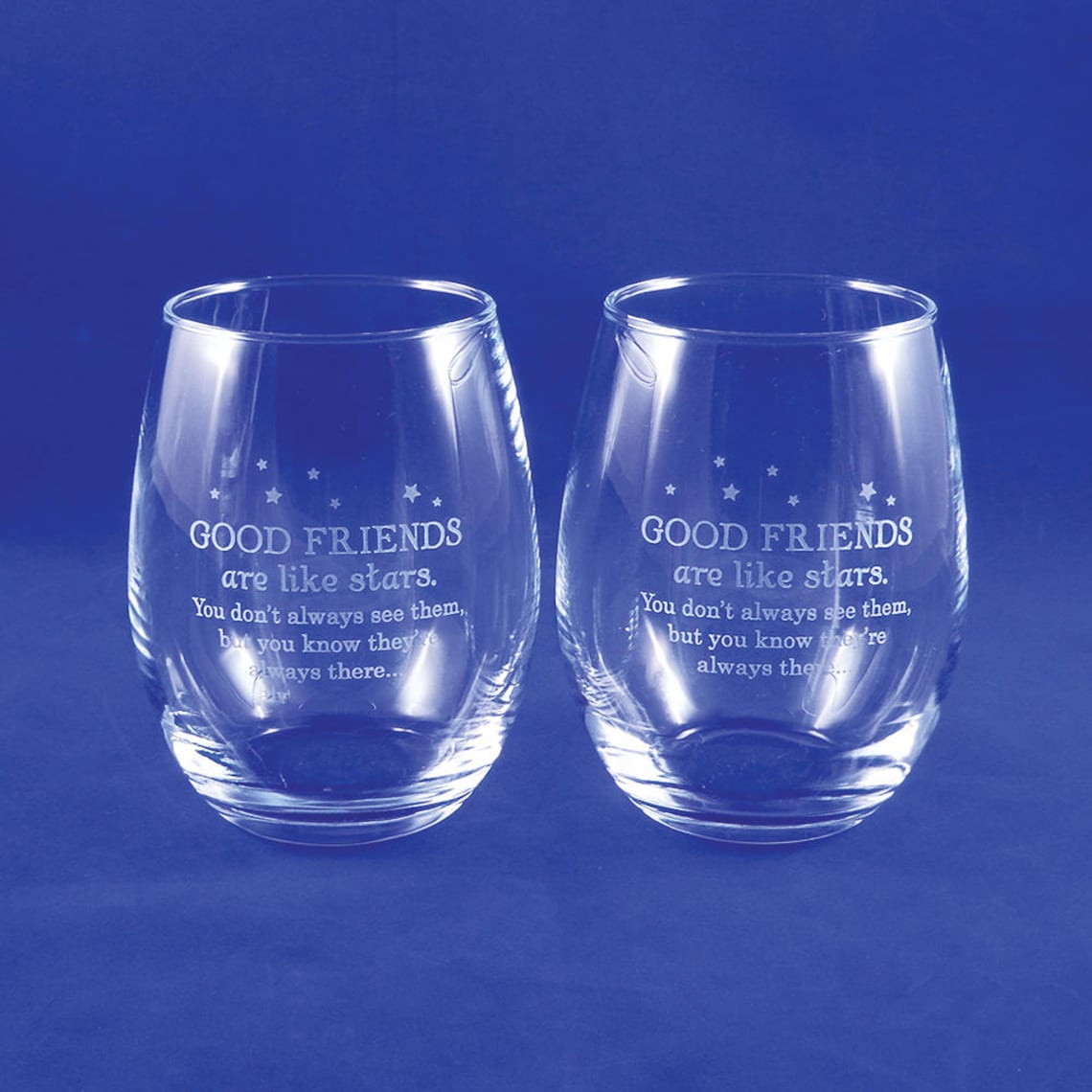 Good Friends Wine Glass Set, Gifts for Friends, Engraved Wine Glass ...