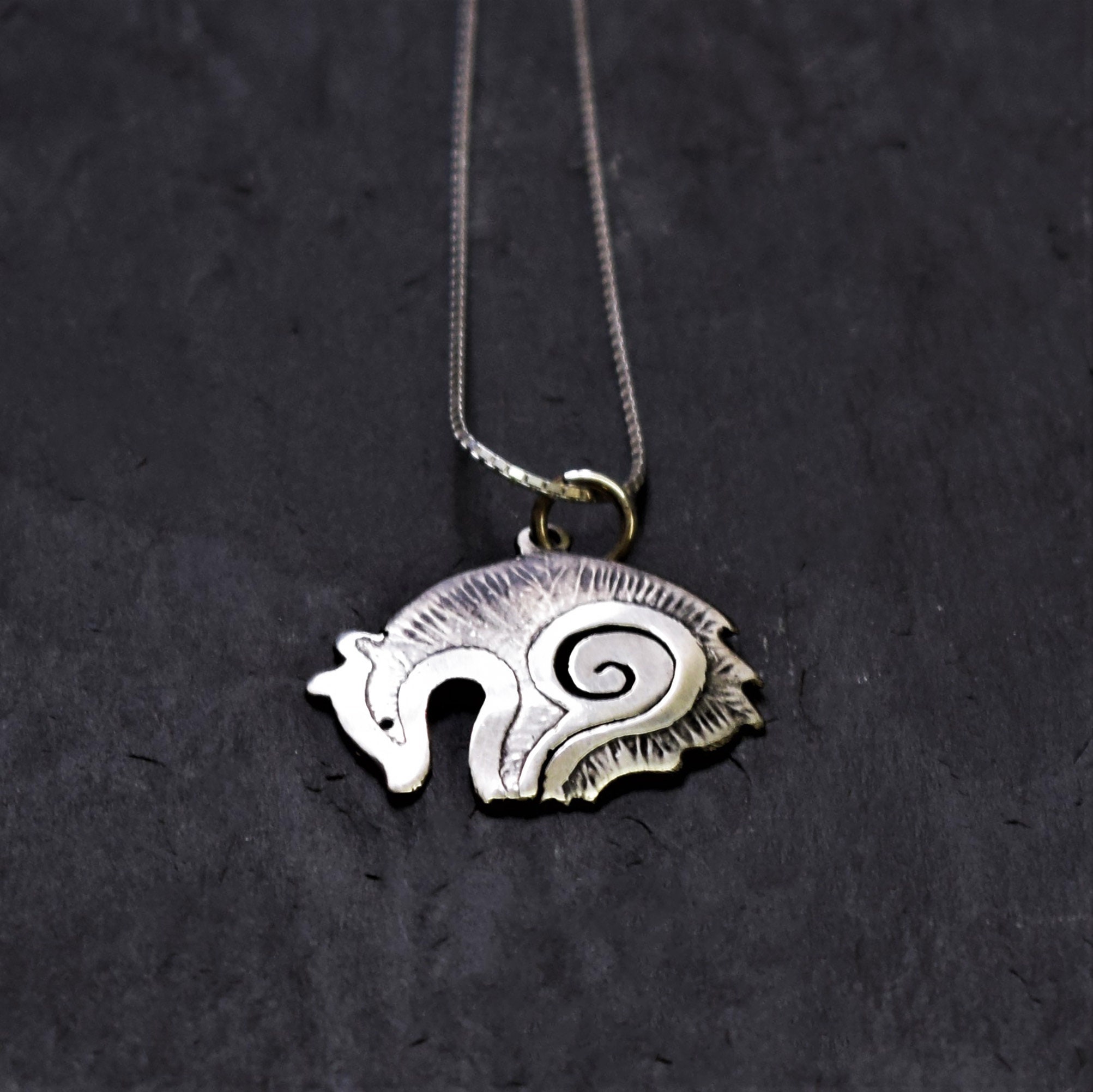 Badger Necklace Silver Badger Sleeping Badger Pendant - Etsy UK