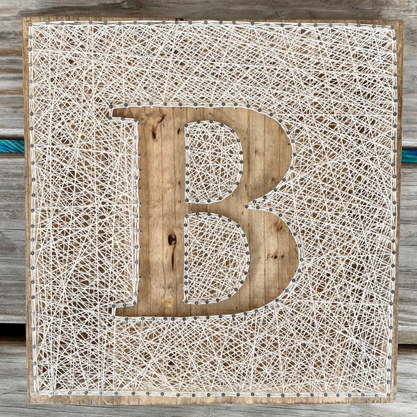 Monogram String Art - Etsy