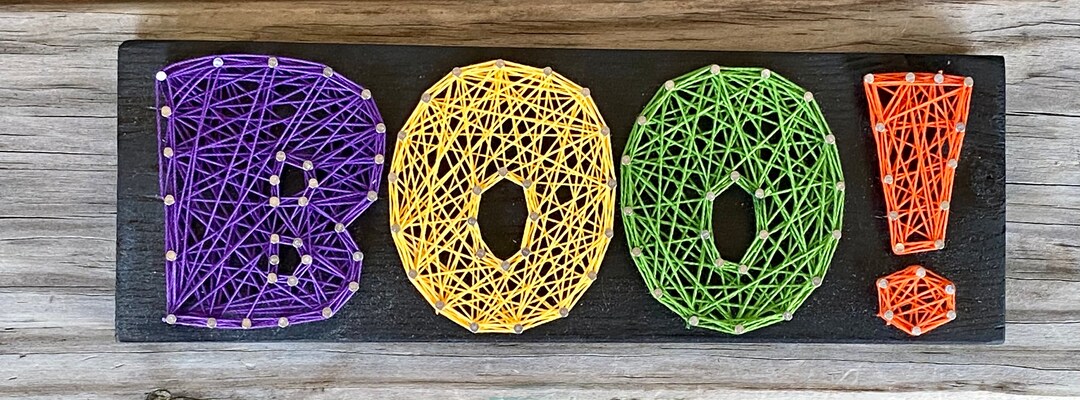 SALE 25% OFF Halloween BOO String Art - Etsy.de