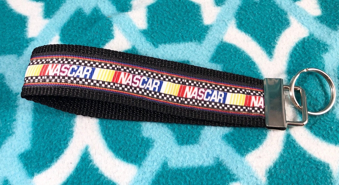 NASCAR Keychain, Key Fob, Racecar Fan, FREE SHIPPING - Etsy