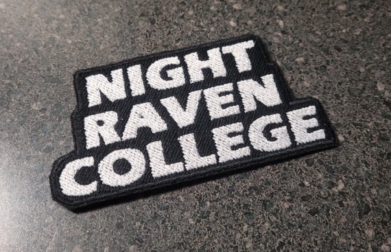 Night Raven College Twisted Wonderland Varcity Lettering - Etsy