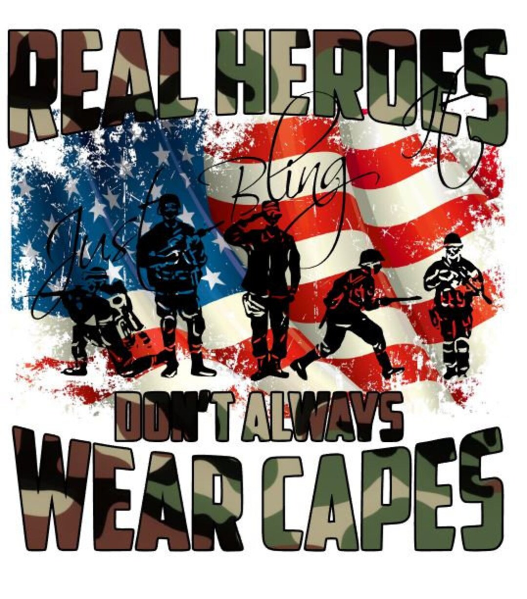 Real Heroes Don't Always Wear Capes - Etsy