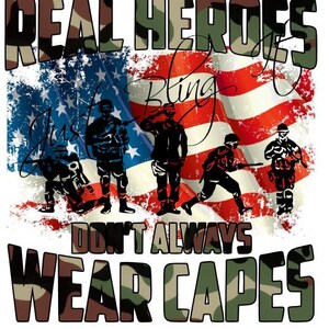 Real Heroes Don't Always Wear Capes - Etsy