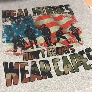 Real Heroes Don't Always Wear Capes - Etsy