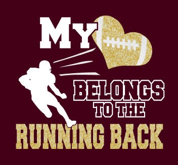 Running Back SVG - Etsy