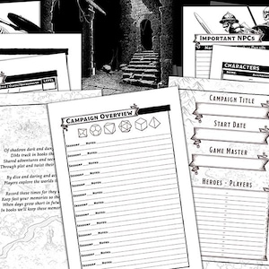 Dm's Campaign Journal - Dnd Notebook for Campaigns, Npcs, Maps ...