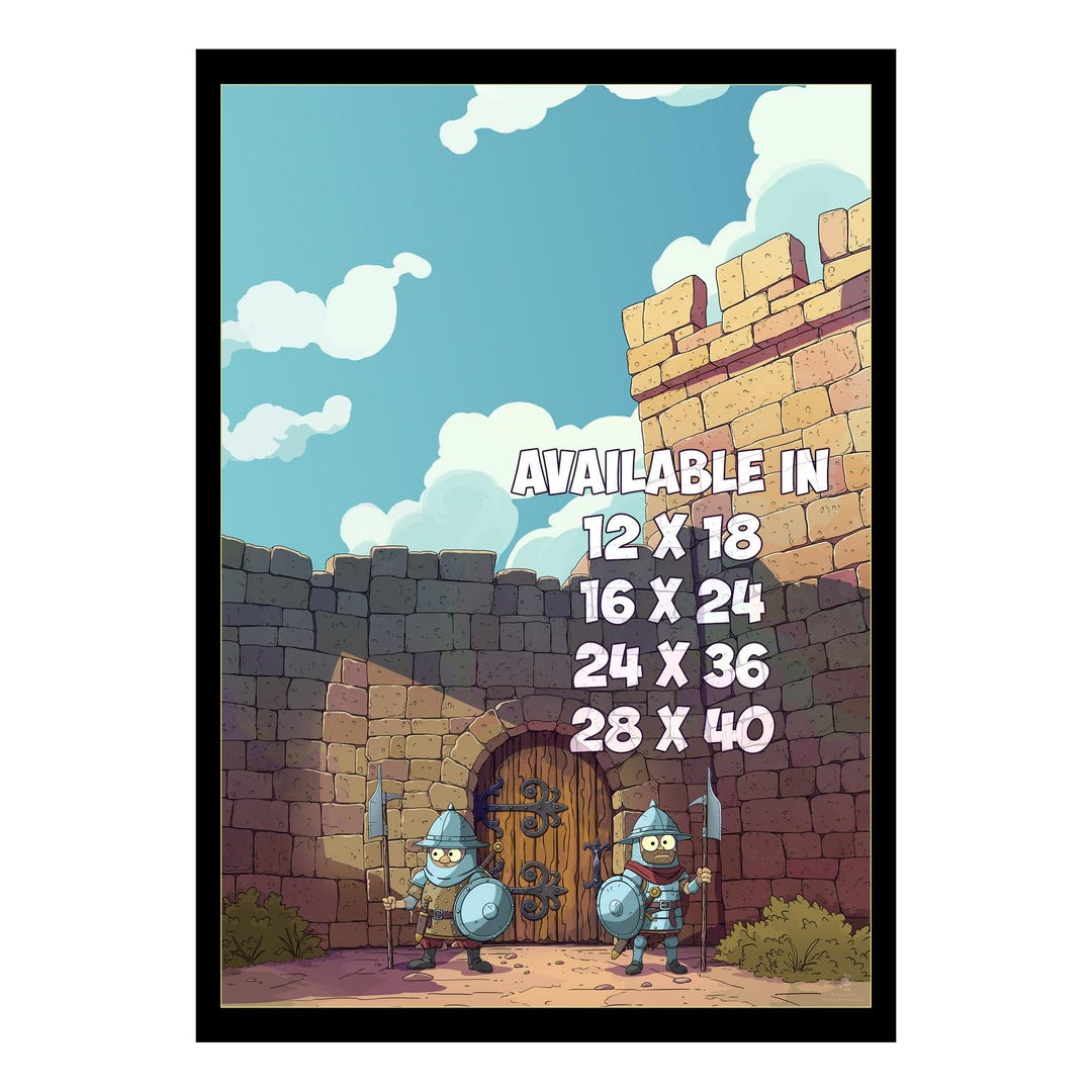 Tower Guards - Fantasy RPG Fine Art Print Available in 4 Size | Fantasy ...