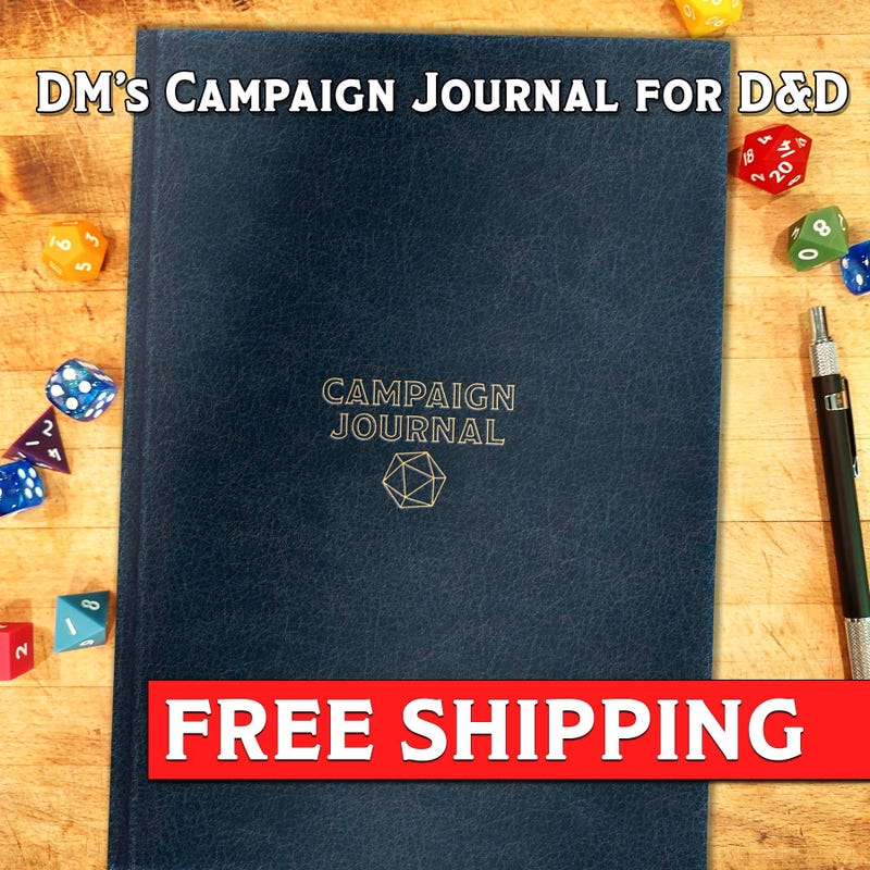 Dnd Notebook - Etsy