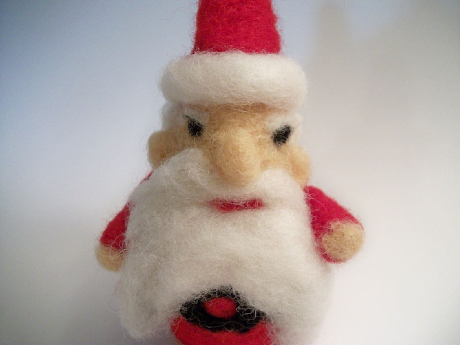 Felted Santa Santa Claus Christmas Figure Holiday Decor - Etsy