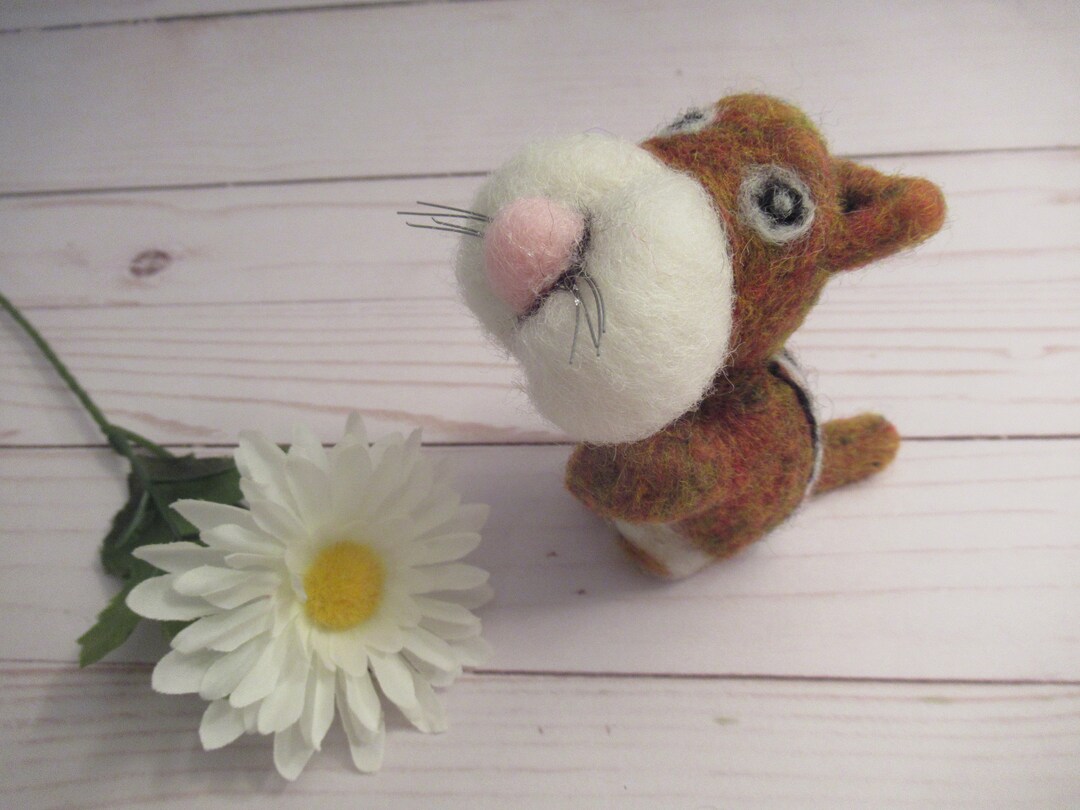 Felted Chipmunk, Wool Pet, Handmade Animal - Etsy