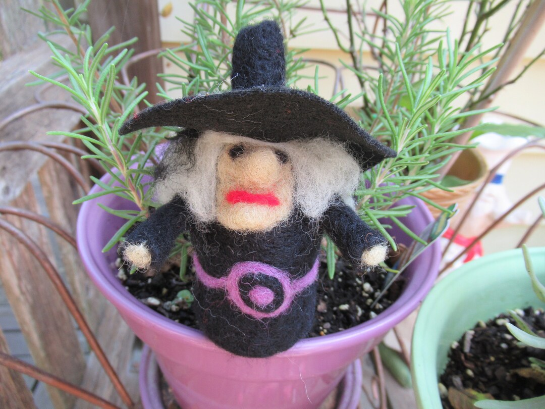 Witch Figure Mini Witch Handmade Witch - Etsy