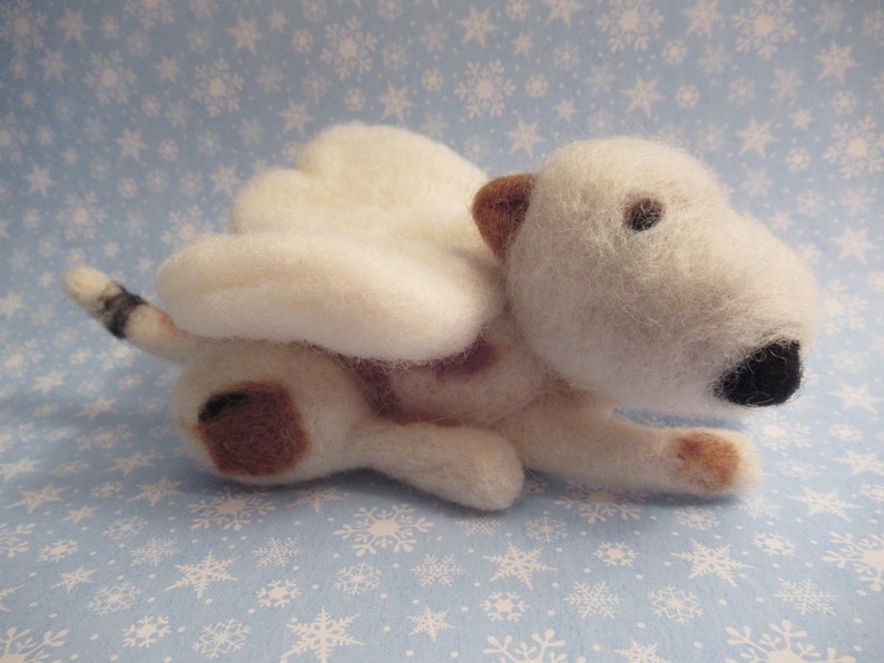 Winged Dog Dog Angel Handmade Gift - Etsy