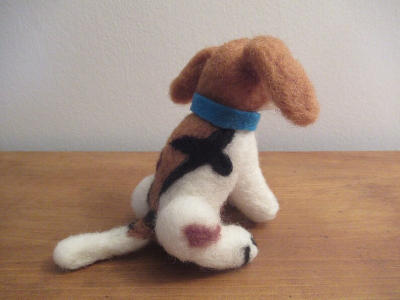 Felted Dog Beagle Figure Handmade Puppy - Etsy