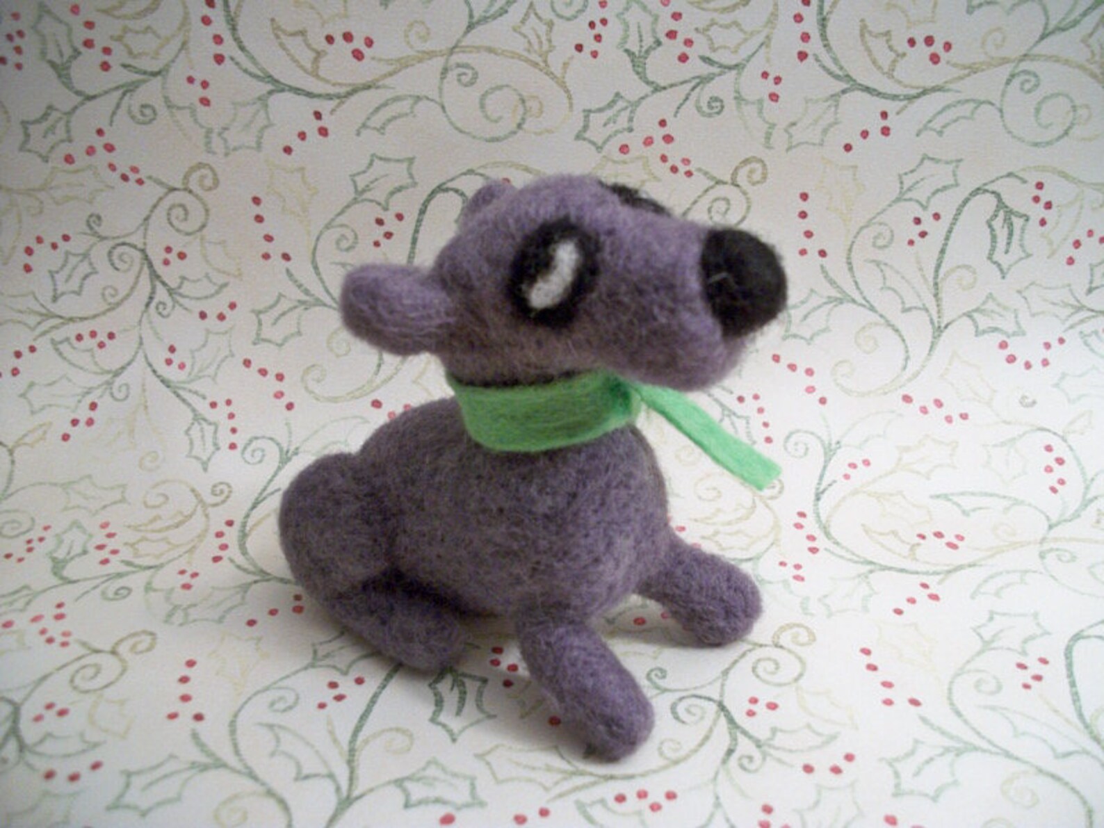Mini Dog Handmade Gift Felted Dog - Etsy