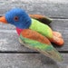 Colorful Bird, Felted Bird, Bird Lover Gift, Wild Bird Figure - Etsy
