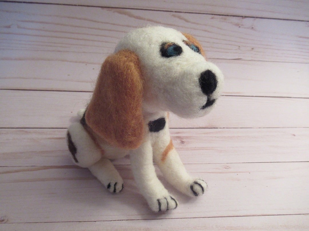 Puppy Dog, Felted Pet, Handmade Gift - Etsy