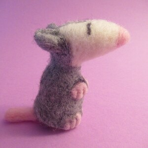 Mini Possum Felted Possum Wild Animal Figure - Etsy