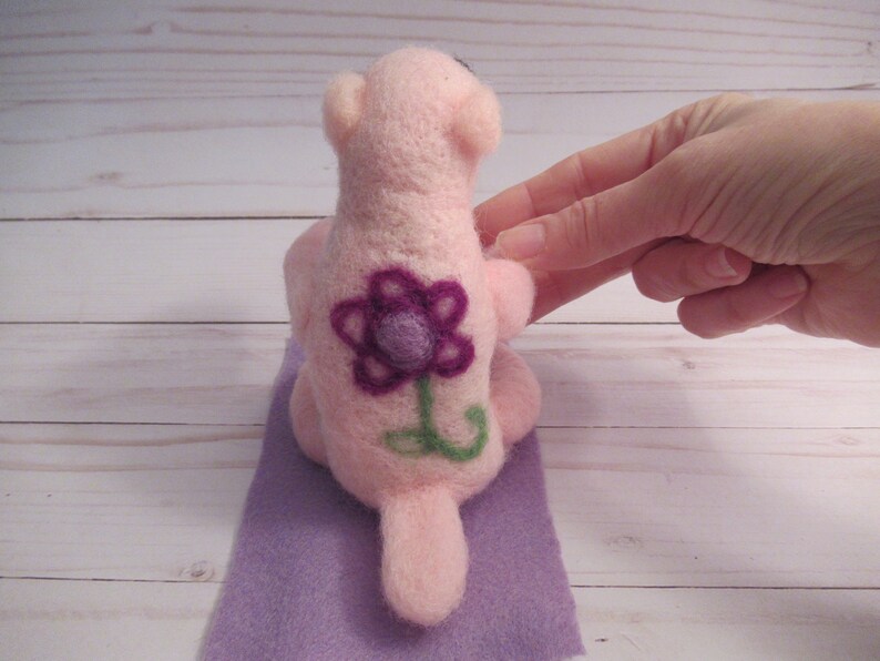 Mole Baby Handmade Animal Little Pink Mole | Etsy