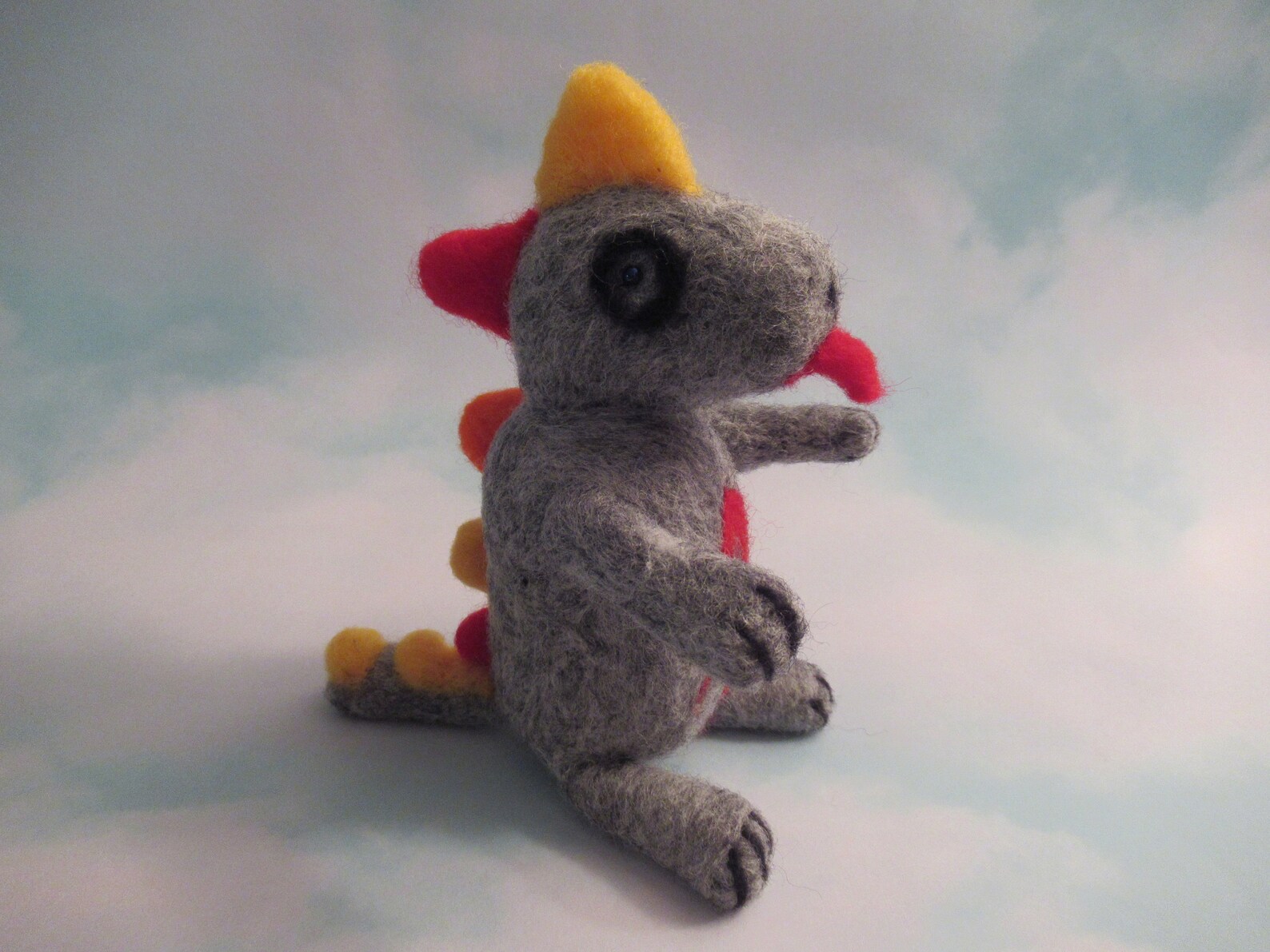 Felted Dinosaur, Handmade Dino, Colorful Dinosaur - Etsy