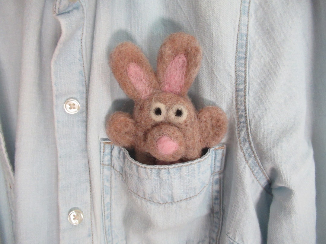 Pocket Pet Small Bunny Handmade Rabbit Little Friend - Etsy