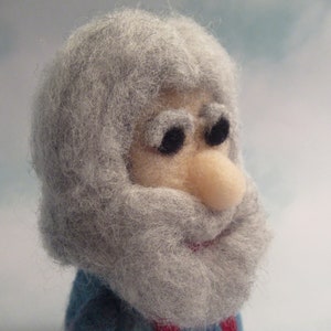 Bearded Man, Felted Figure, Handmade Doll - Etsy