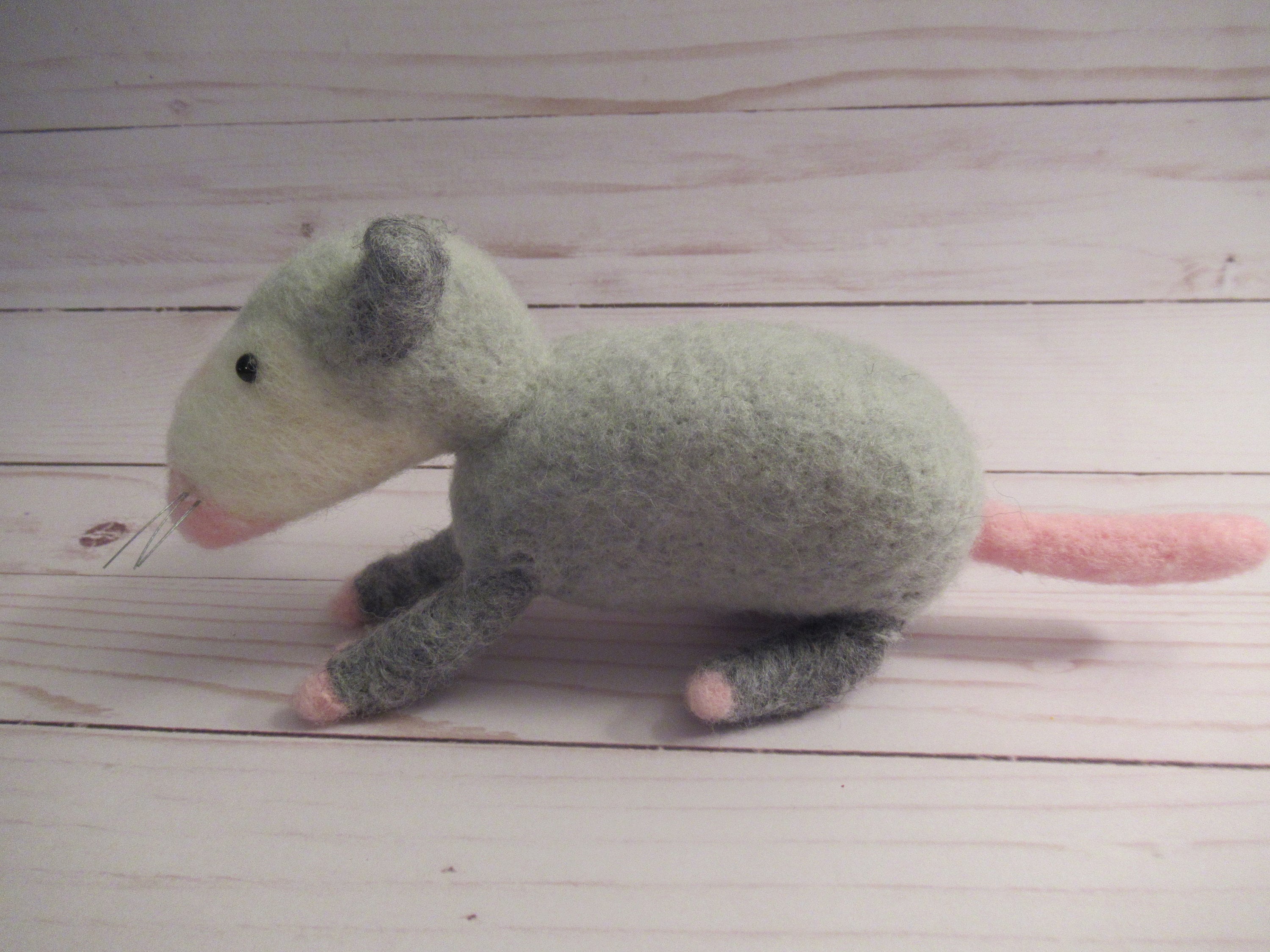 Felted Possum, Small Plush - Etsy