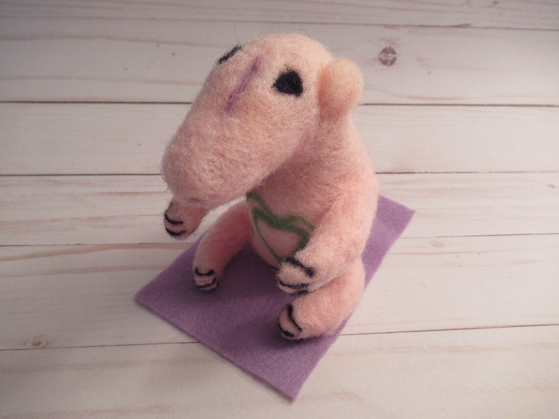 Mole Baby Handmade Animal Little Pink Mole - Etsy