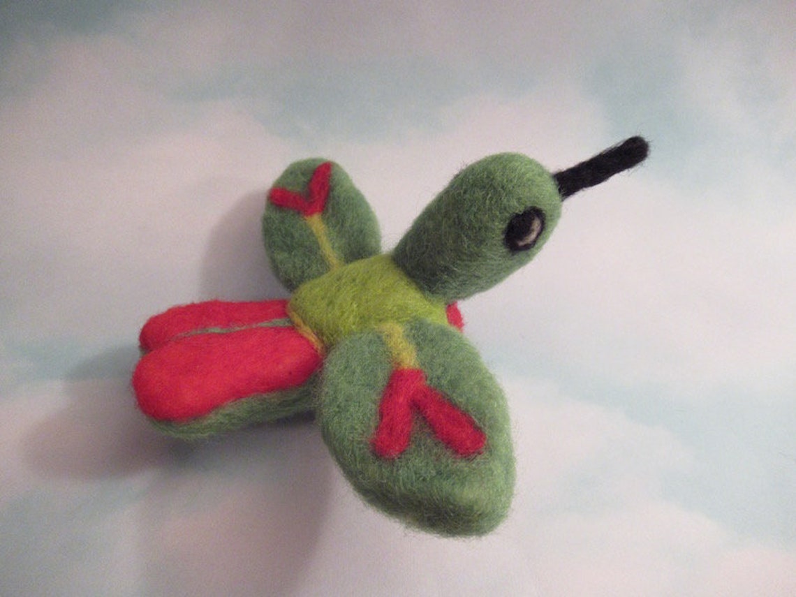 Felted Hummingbird Handmade Wild Bird Plush Hummingbird | Etsy
