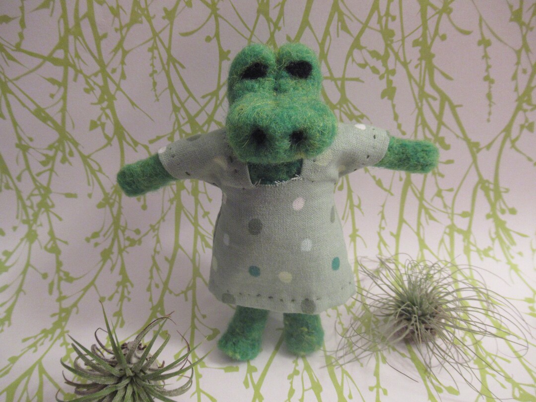 Little Alligator, Soft Toy, Handmade Doll - Etsy