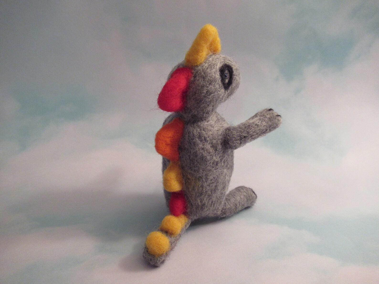 Felted Dinosaur, Handmade Dino, Colorful Dinosaur - Etsy