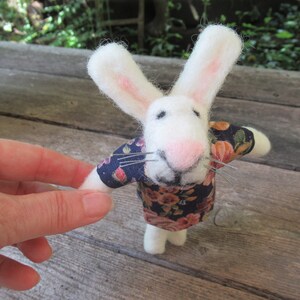 White Rabbit, Small Bunny Doll, Handmade Gift - Etsy